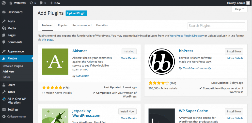 WordPress Install Instructions MiloTree